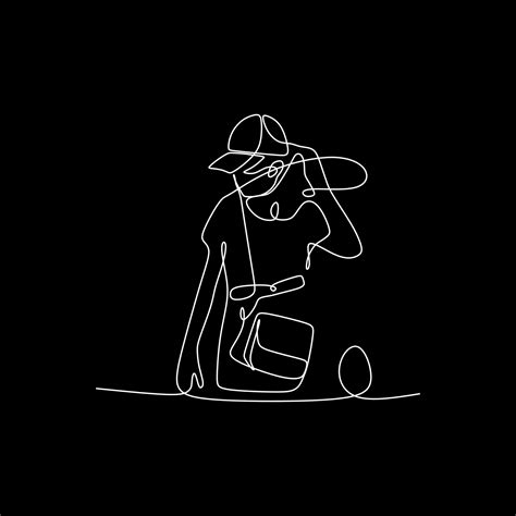Continuous Line Vector Freestyle Woman Vector Art At Vecteezy