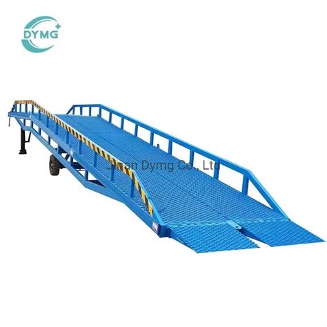 Dymg Hydraulic Mobile Container Loading And Unloading Dock Ramo Yard Ramp And Dock Leveler