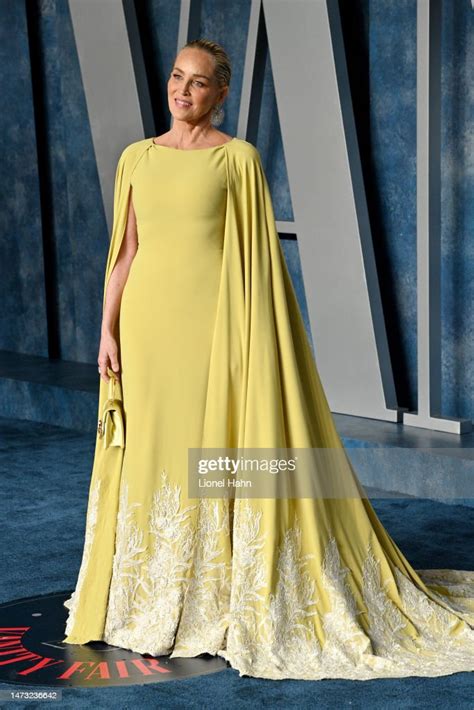 Sharon Stone Attends The 2023 Vanity Fair Oscar Party Hosted By News