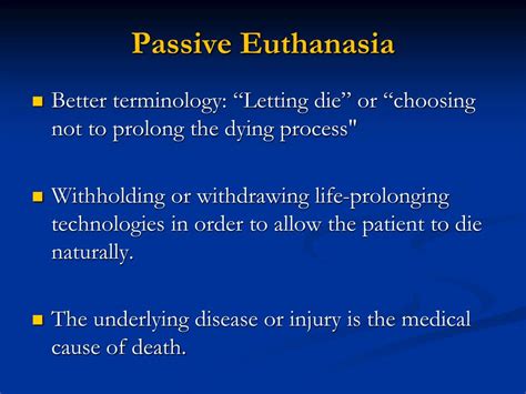 Ppt End Of Life Euthanasia And Physician Assisted Suicide Powerpoint
