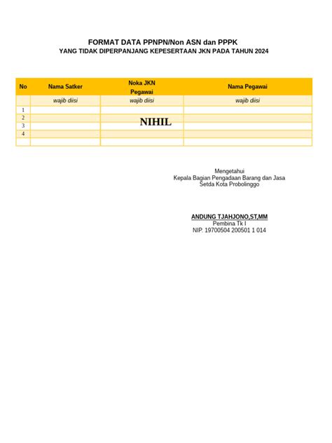 Form Data Bpjs Kesejatan Yg Diperpanjang Pdf