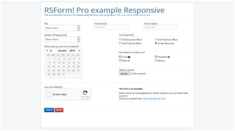 Joomla Form Builder And Manager Rsformpro Joomla Form Builder And Manager Rsformpro
