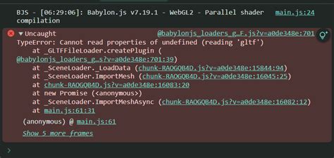 Cant Import Glb File To Scene With Sceneloaderimportmeshasync Bugs