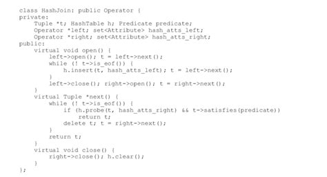 Implementing Hash Join As An Iterator Download Scientific Diagram