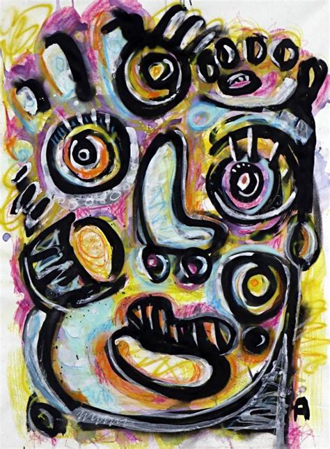 Angel Rivas Colorful Face For Sale At 1stdibs
