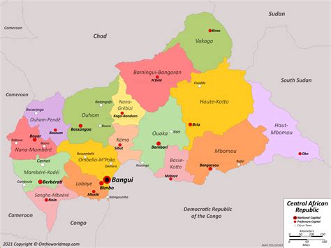 Central African Republic Map Detailed Maps Of Central African