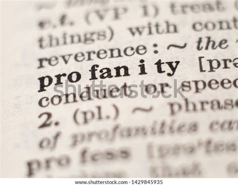 Profanity Word Photos Images And Pictures Shutterstock