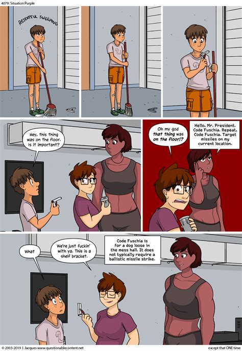 On The Floor Questionable Content Comics Webcomic This Or That Questions