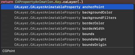 Iphone Cabasicanimation Keys Stack Overflow