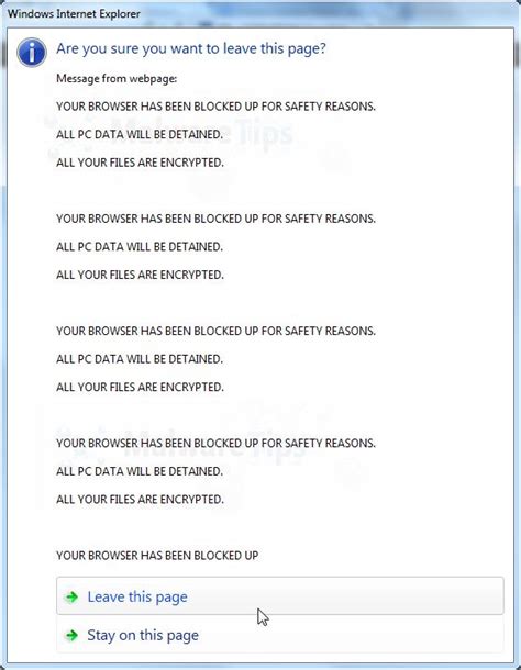 Remove All Your Files Are Encrypted Browser Virus Removal Guide