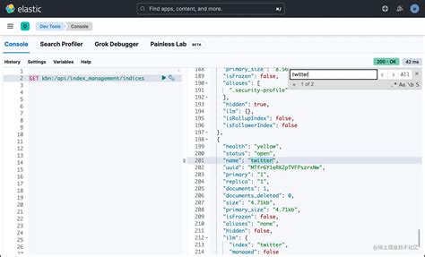 Kibana：rest Api在我之前的很多文章是基于 Elasticsearch 或者 Enterprise Serv 掘金