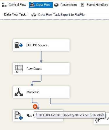Ssis There Are Some Mapping Errors On This Path Troubleshooting Sql Db Pros