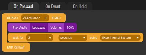 How To Create A Cancelable Endless Loop In Touch Portal