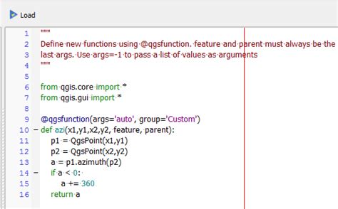 Qgis Custom Functions Not Showing In Field Calculator Geographic Information Systems Stack