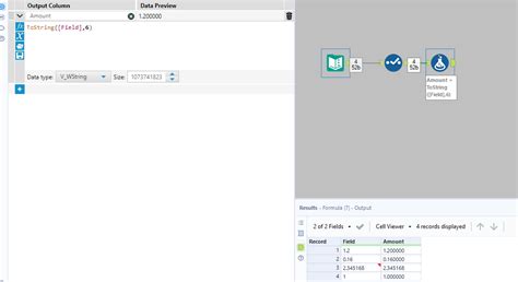 solved round off decimal places alteryx community