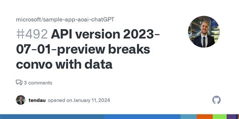 Api Version 2023 07 01 Preview Breaks Convo With Data · Issue 492