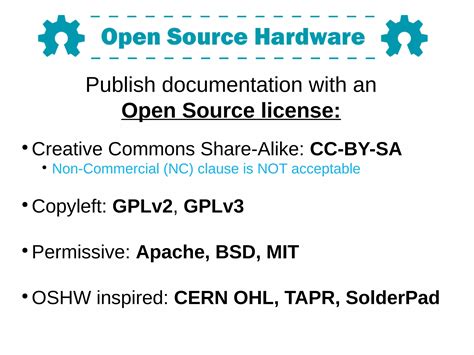 introduction to open source hardware oshwa and open hardware summit ppt