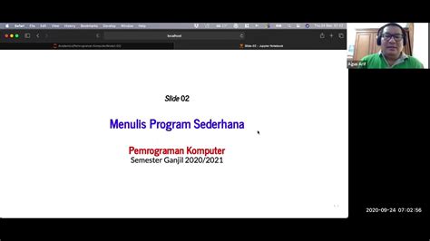 Kuliah 02 Pemrograman Komputer Youtube