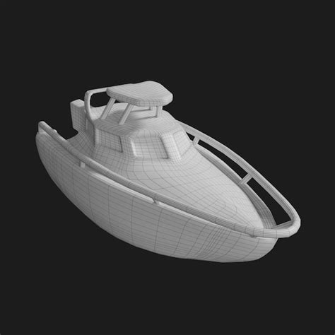 Yatch Icon Premium 3d Model