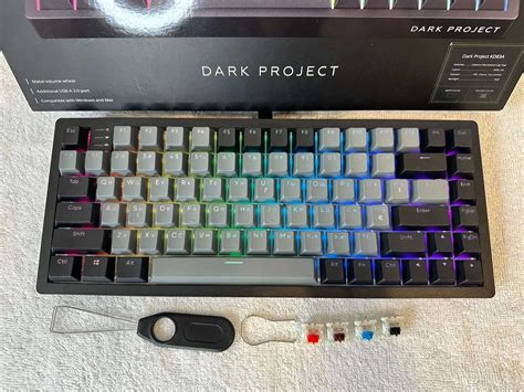 Механическая клавиатура Dark Project KD83A Black/Cloud Grey.Идеал!: 3 ...