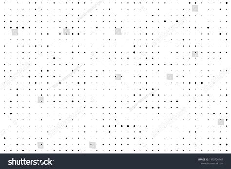 Abstract Monochrome Halftone Pattern Futuristic Panel Stock Vector Royalty Free 1470726767