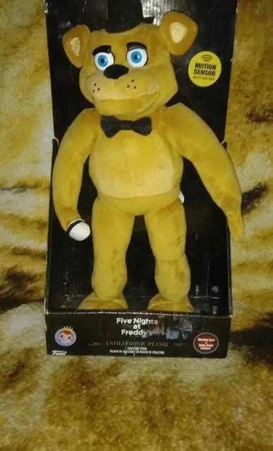 Five Nights At Freddys Animatronic Plush Freddy Glowing Eyes And Jump