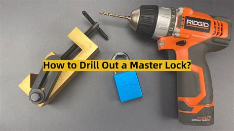 How To Drill Out A Master Lock Toolsprofy