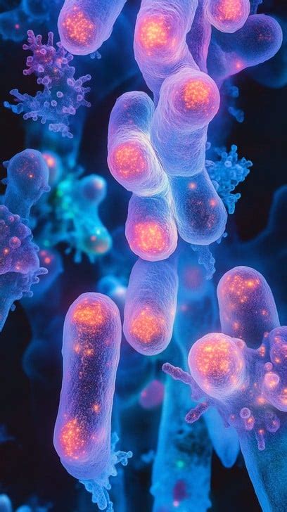 Free Glowing Bacteria Colony Image Microbiology Bacteria Glowing