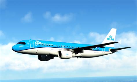 Klm Airbus A320 Ph Aea 8k Wcabin Fenix A320 For Microsoft Flight