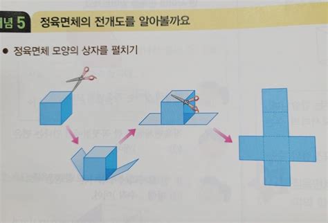 정육면체의 전개도의 특징과 여러가지 전개도 모양 애들이 몰라 네이버 블로그