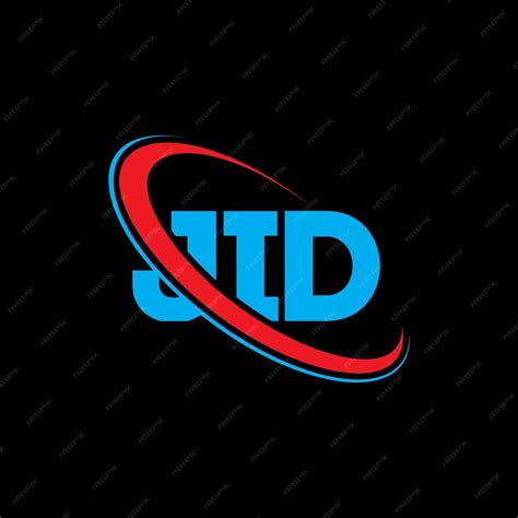 Jid 로고 Jid 문자 Jid 글자 로고 디자인 Jid 이니셜 원과 대문자 모노그램 로고 Jid 타이포그래피 기술 비즈니스 및 부동산 브랜드 프리미엄 벡터