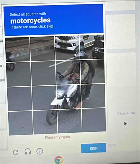 Solved Select All Squares With Motorcycles If There Are None Click Skip R Got He Clear