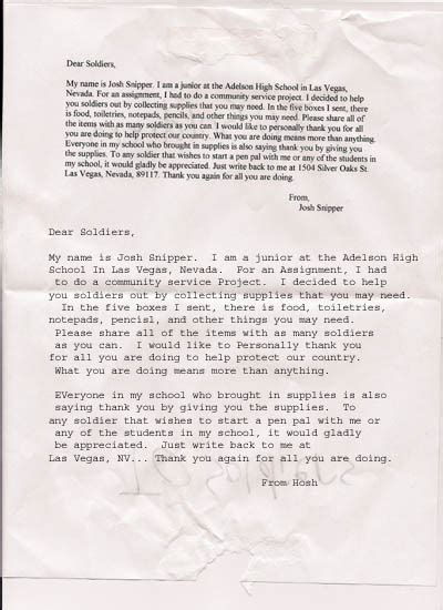 Letters To Soldiers Shipping Letters And Care Packages To Our Troops In
