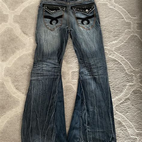 Beautiful Reworked Archive Flared Jeans With A One Depop