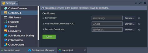 Dashboard Guide | Virtuozzo Dev Docs