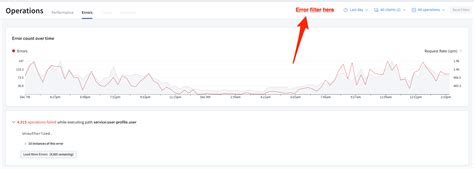 filter by errors on operations errors view · issue 124