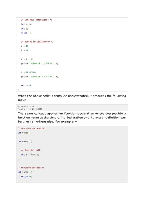 Basic Structure Of C Programming PDF