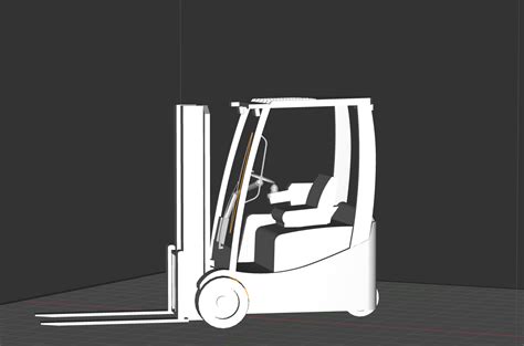Archivo Obj Carretilla Elevadora・objeto Imprimible En 3d Para Descargar