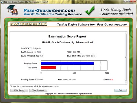 1z0 052 oracle database 11g administration i download softpedia