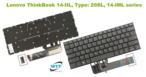 Laptop Internal Keyboard For Lenovo ThinkBook IIL Type SL Lenovo ThinkBook IML