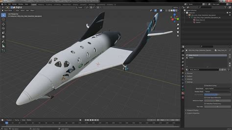 Vss Unity Virgin Suborbital Spaceplane 3d Model 99 3ds Blend C4d