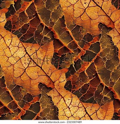 Dried Dusty Leaves Cell Stock Illustration