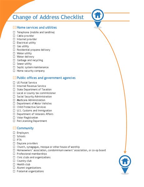 Change Of Address Who To Notify Uk Kingmarianandqueenanna