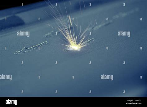 3d Printer Printing Three Dimensional Object From Metal Powder Stock