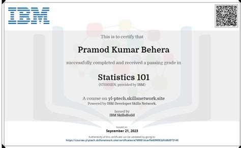 Pramod Kumar Behera On Linkedin Ibm Ibm Ibmskillsbuild Ibmcertification Ibmdatascience…