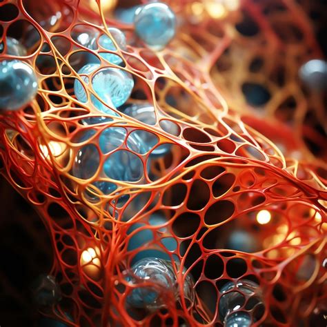 Premium Ai Image Intricate Structure With Alveoli Ai Generated