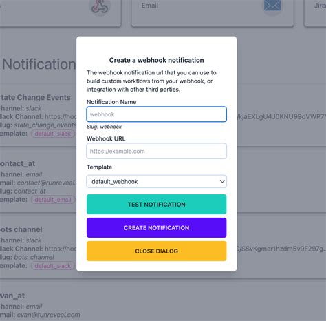 Webhooks Runreveal Docs