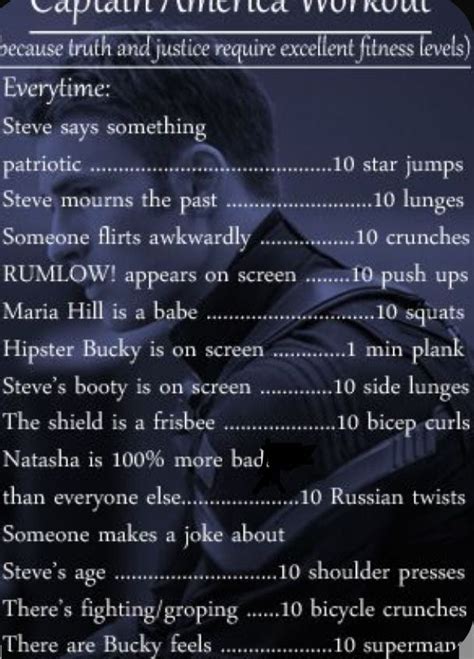 Captain America Workout