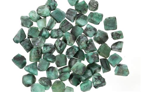 Small Raw Emerald Pieces Rough Emerald Genuine Emerald Etsy