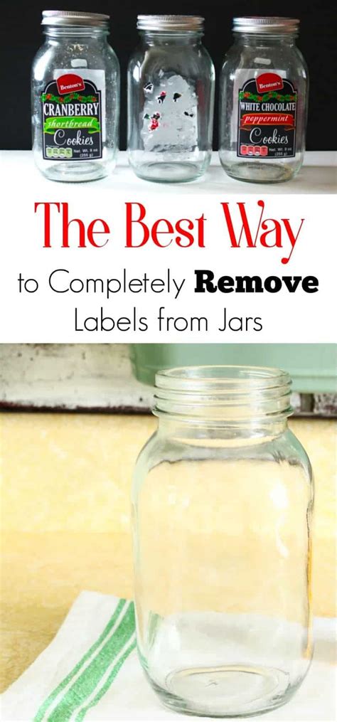 The Best Way To Remove Labels From Glass Jars The How To Home